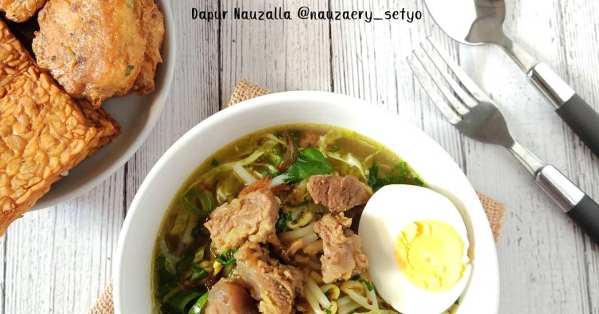 626 resep soto daging bumbu dasar kuning enak dan mudah - Cookpad