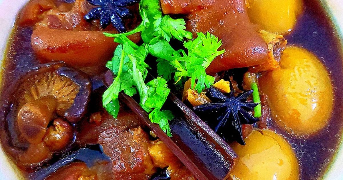 Braised Pork Leg Recipe By Belli Bell