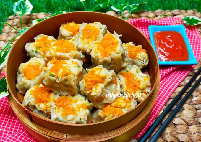 Resep Dimsum Ayam Udang oleh Rahma_Bunda Radit & Rafa - Cookpad