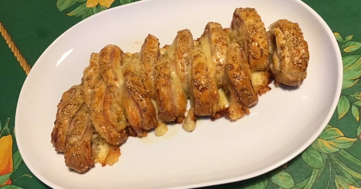 Roulé décalé jambon, comté,moutarde et sésame de Mila Skull - Cookpad