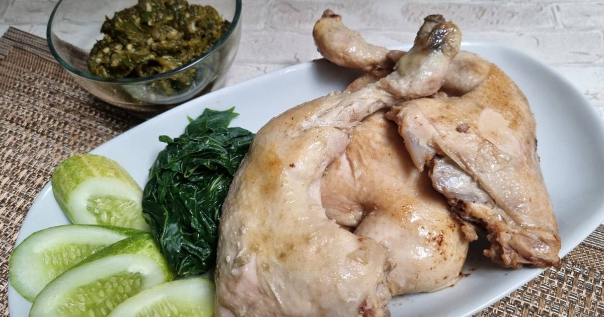 Resep Ayam Pop Sambal ijo oleh Vani Vanis - Cookpad