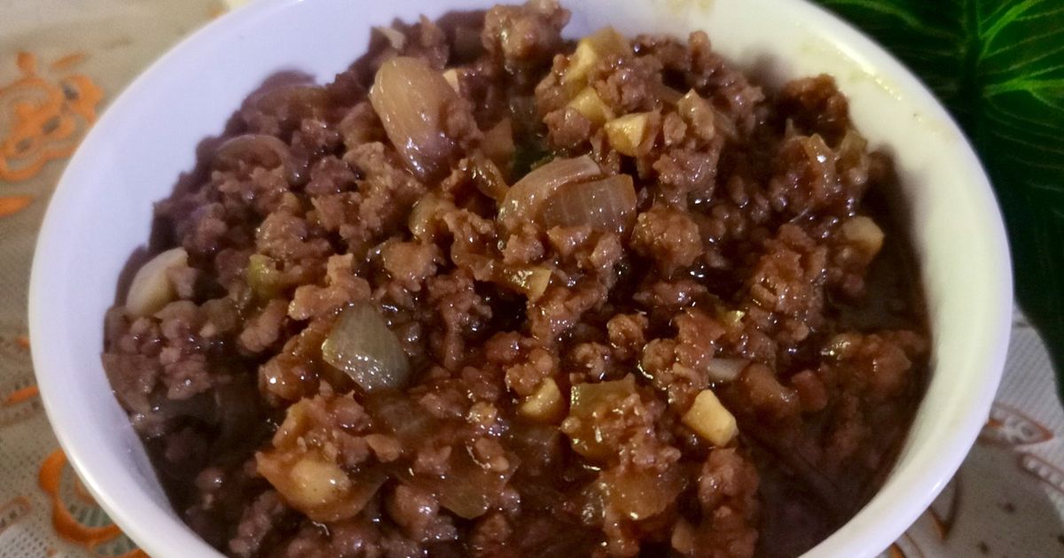 Resep Daging Sapi Cincang Buat Isi Roti Kukus oleh tommy wiriadi putra ...