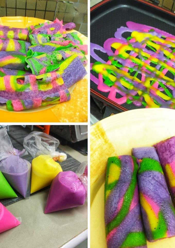 Resipi Roti Jala Warna Warni Kehidupan oleh Fara Elmo - Cookpad