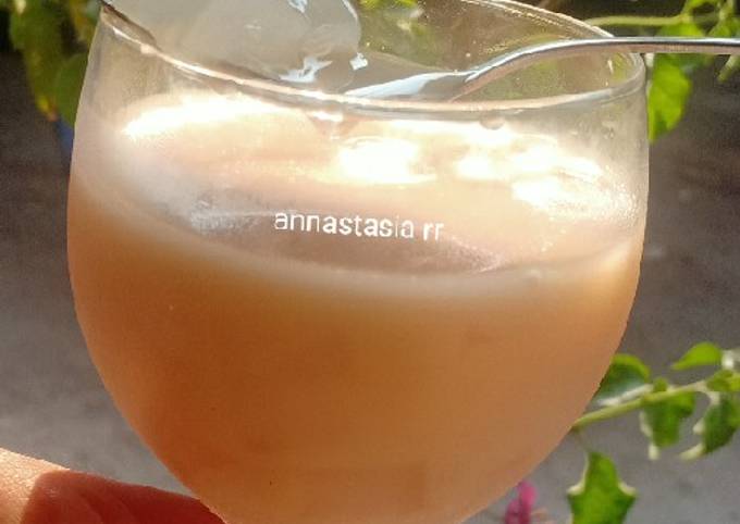 Resep Milk Tea Nata de Coco oleh annastasia rr - Cookpad