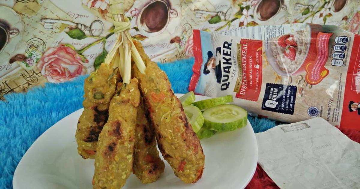 Resep [menu diet] sate lilit ayam oatmeal oleh Dyah Ajeng ...