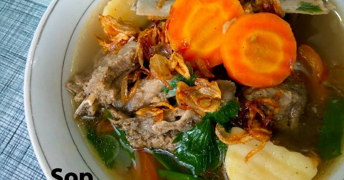 Resep Sop Tulang Daging Sapi oleh Muchliyanty Asril - Cookpad