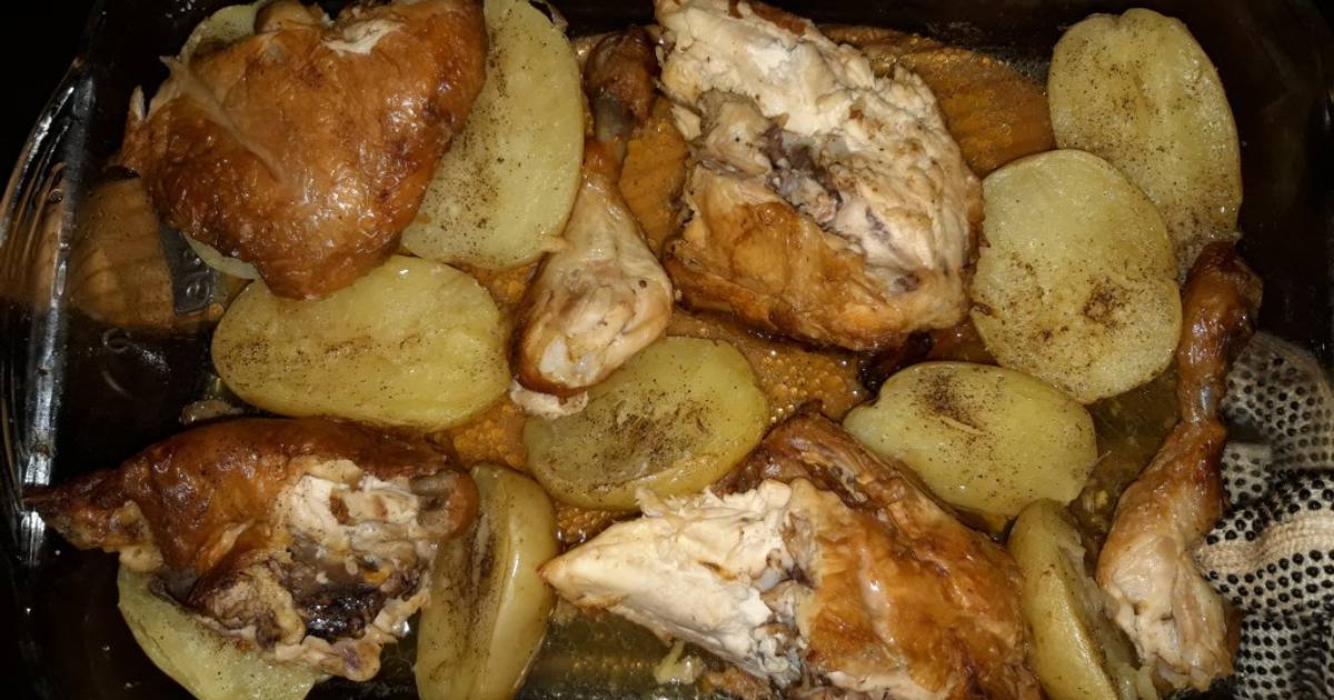 Pollo a l'ast Receta de Jonathan de la Rosa- Cookpad