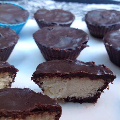 Bombón de coco y chocolate - tipo prestigio/bounty Receta de Chez ...