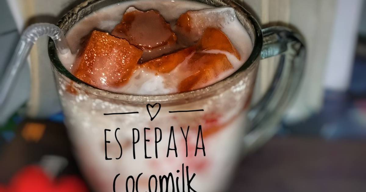 Resep Es pepaya cocomilk oleh Elis Setia - Cookpad