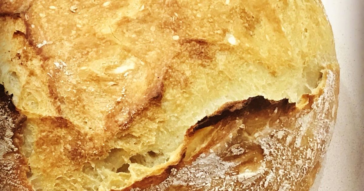 🥖 ¡Pan Cero 0 Trabajo! Sin Amasar 👏🏻 Receta de ¡Cocinar es pan comido!🥘 ...