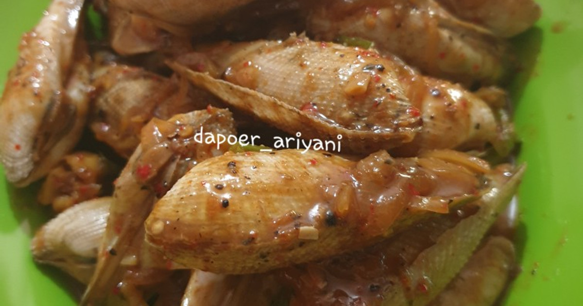 Resep Kerang Bumbu Lada Hitam oleh Ari Yani - Cookpad