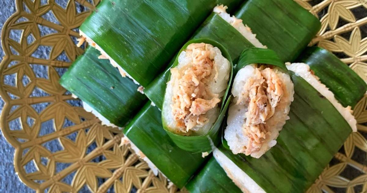Resep Lemper Ayam Enak Pulen oleh Nadia Hayu - Cookpad