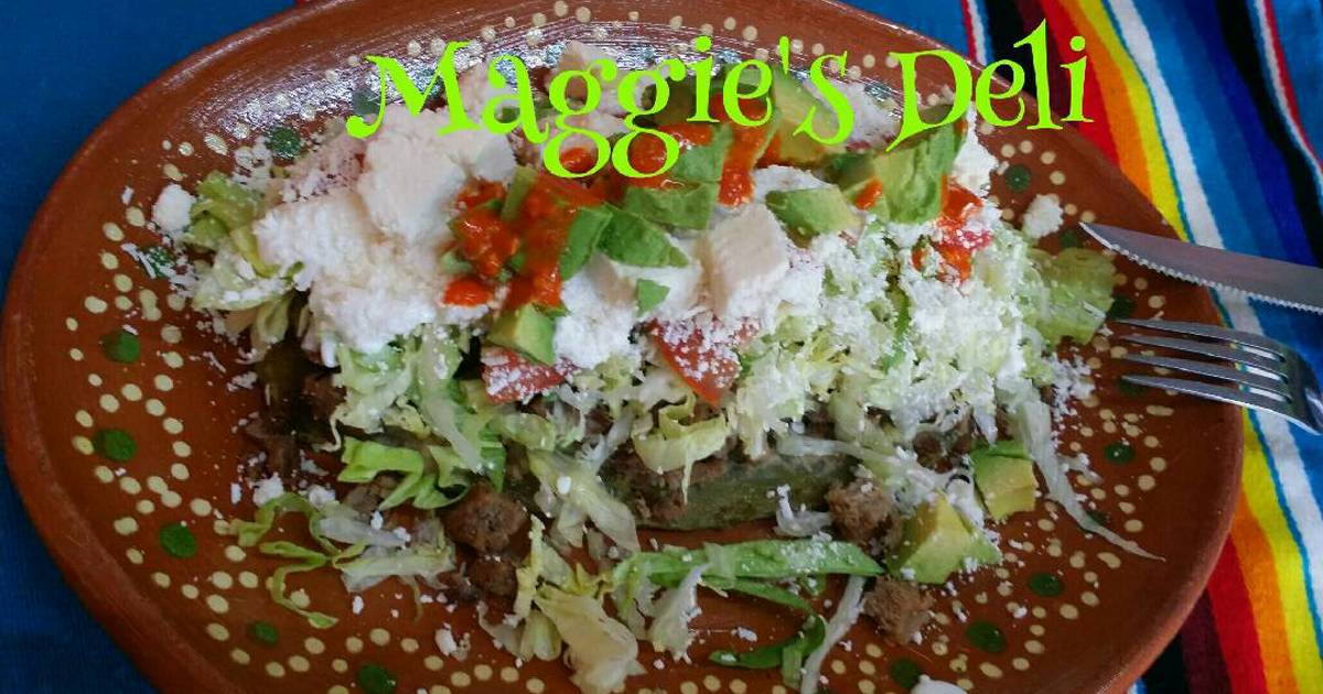 Huarache de Nopal Receta de Maggie- Cookpad