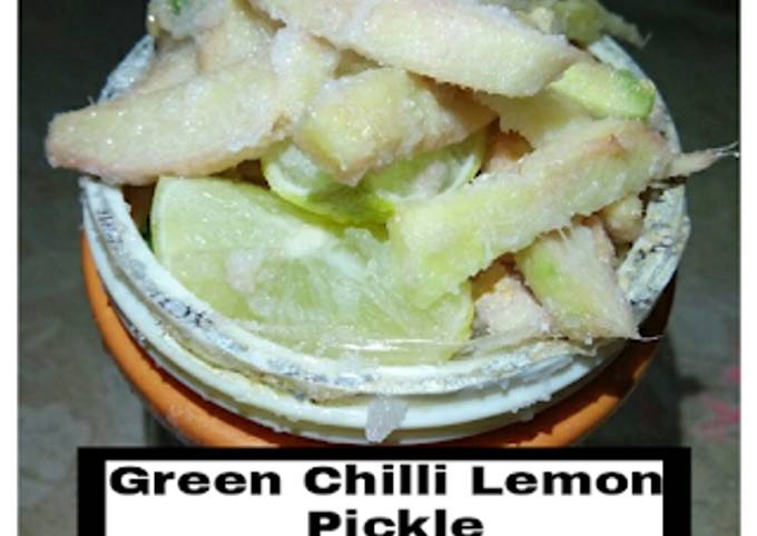 Green Chilli Lemon Ginger Pickle Recipe by Sonia Batra - Cookpad