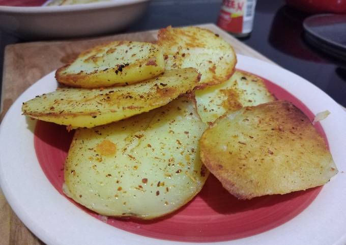 Papas salteadas al merkén Receta de Claudia Isabel- Cookpad