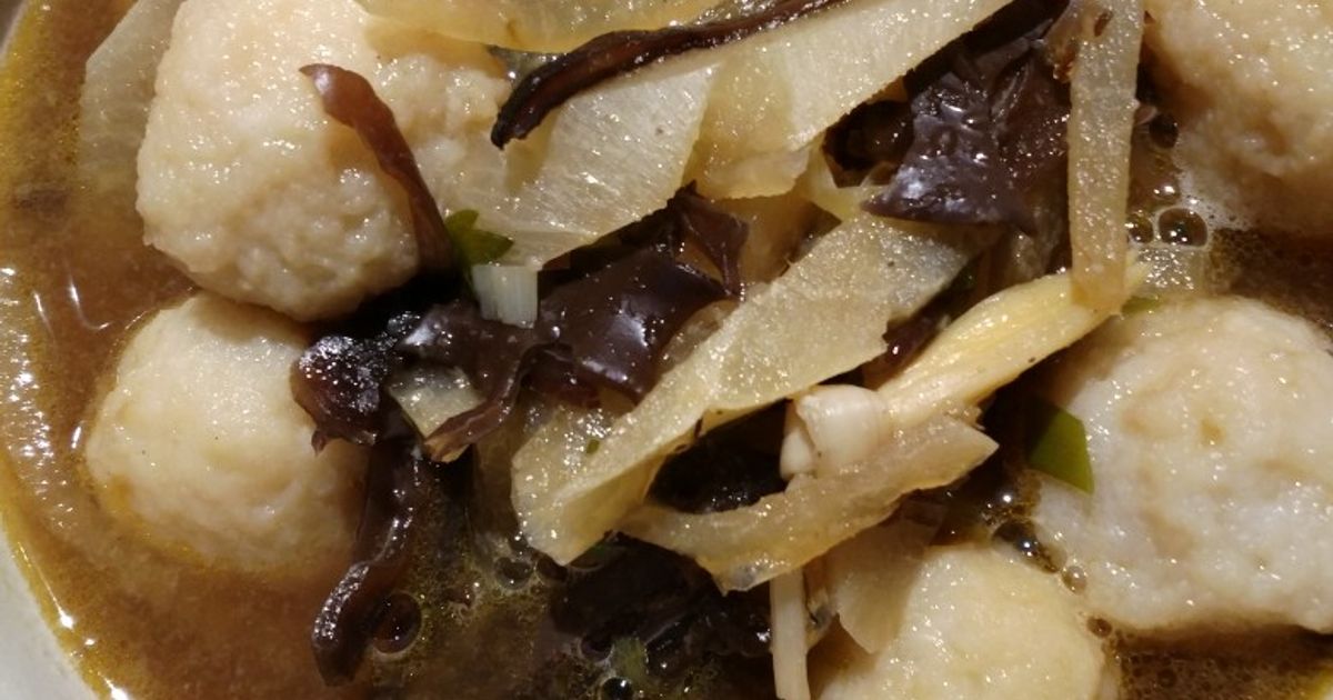 Resep Kuah Tekwan Simple oleh Natalia Menuh Saputra - Cookpad