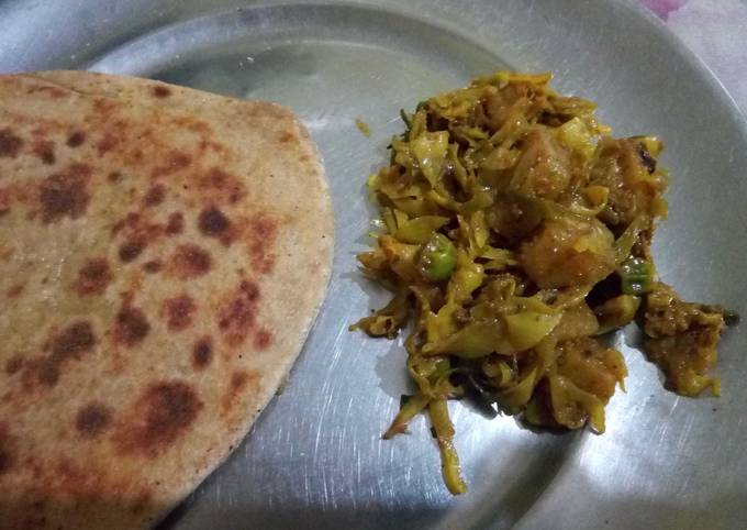 Cabbage sabzi Recipe by Avinash Mahor - Cookpad