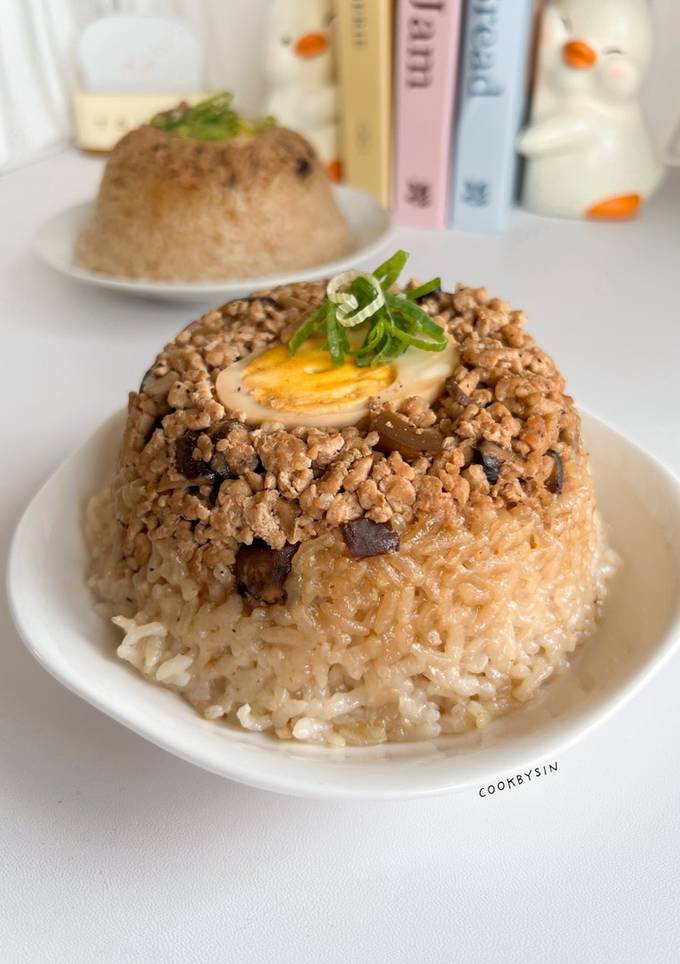 Resep Nasi Tim Ayam / Babi Jamur Ala Resto Homemade oleh Sinthia Tan ...