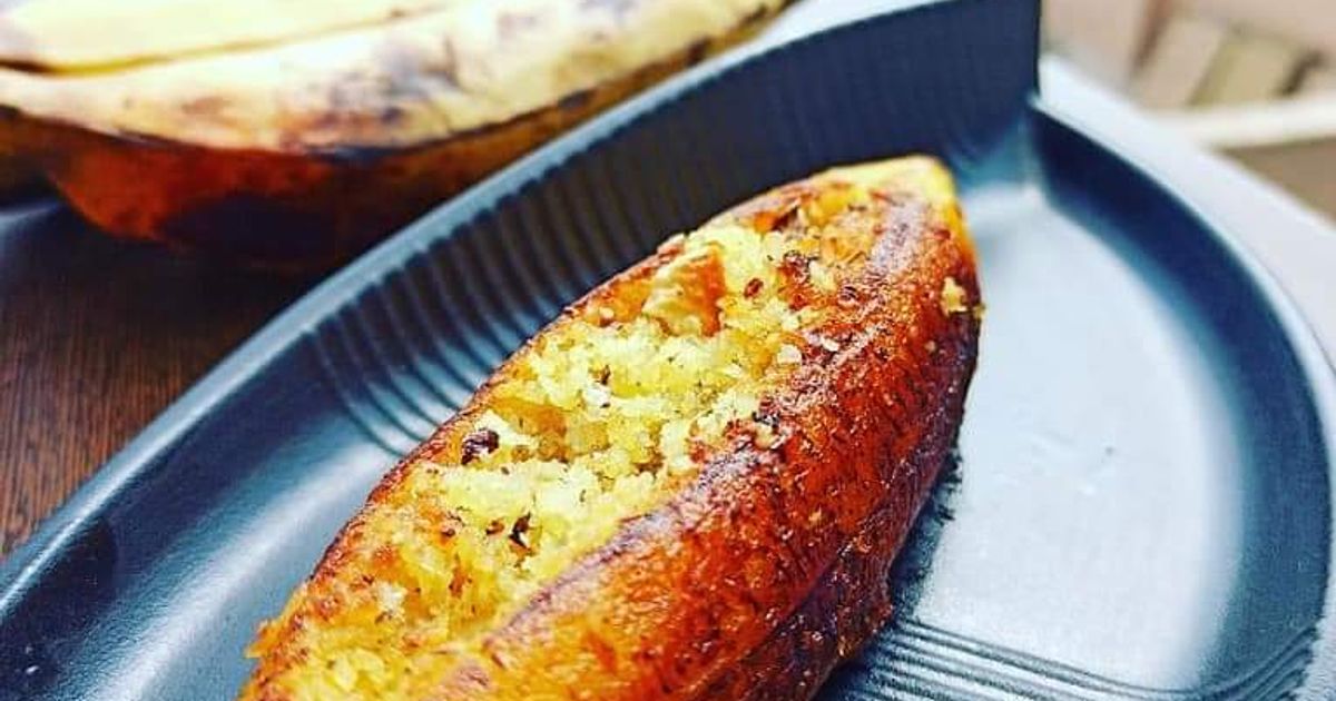 Pazham Nirachathu/Stuffed Roasted Banana Recipe by sushcookss - Cookpad