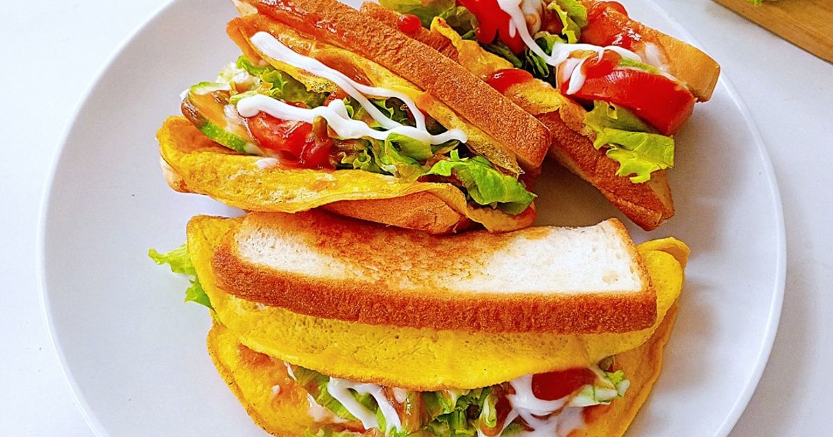 Resep sandwich roti tawar bulat rumahan enak dan mudah - Cookpad