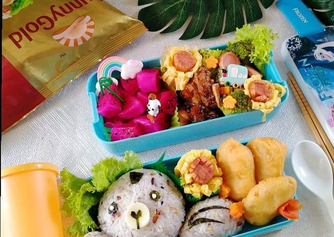 Resep Nasi bento karakter oleh Dapur Maya - Cookpad