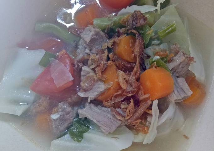 Resep Sayur sop daging oleh Rianty Kitchen - Cookpad