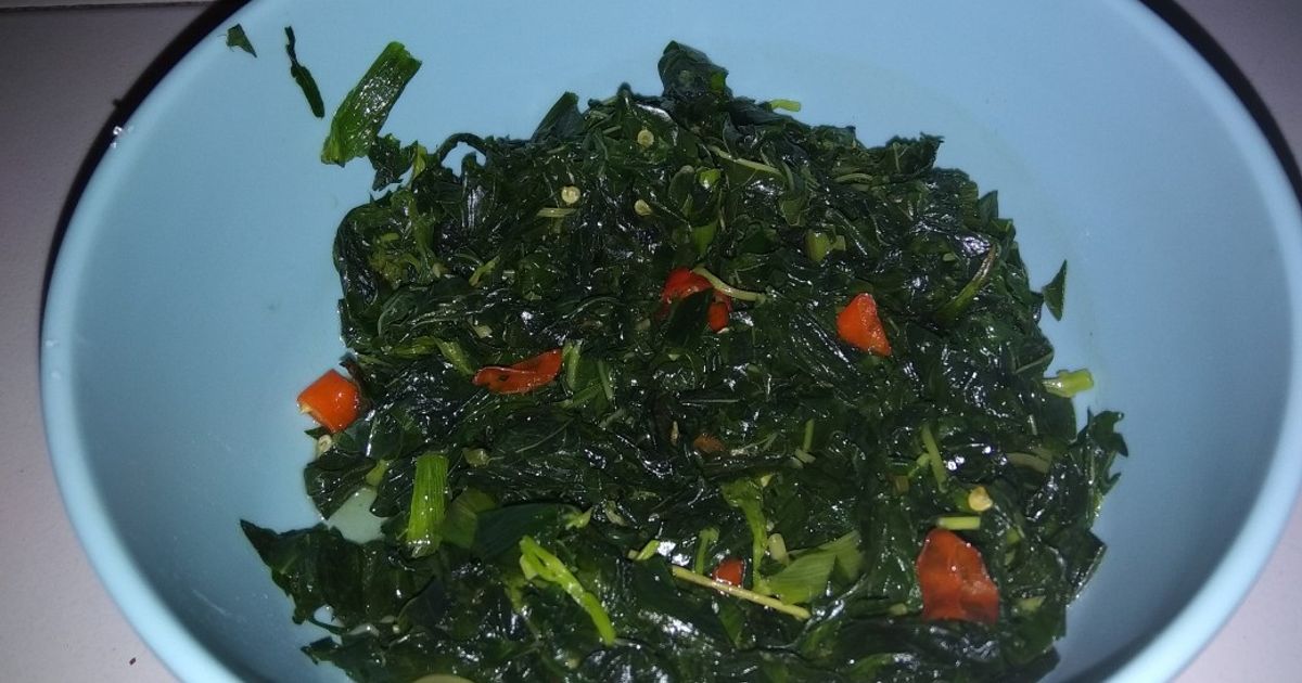 Resep Tumis Daun Singkong Simple oleh Dapur Fatimah - Cookpad