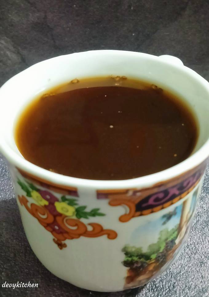 Resep 848. Teh Jahe Merah Chia Seed oleh Devin - Cookpad