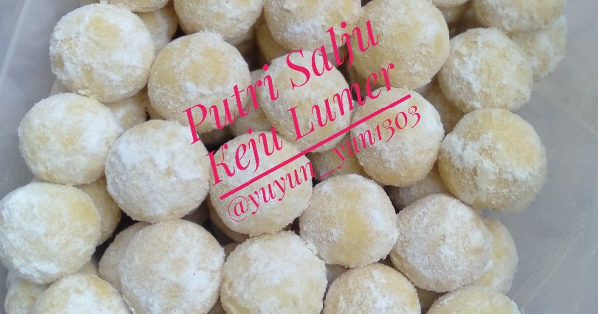 Resep Putri Salju Keju Lumer oleh Yuyun - Cookpad