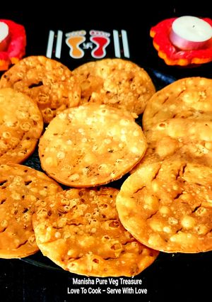 Farsi Puri (Crispy Puri) Savory Snack Bites Diwali Special Recipe by ...