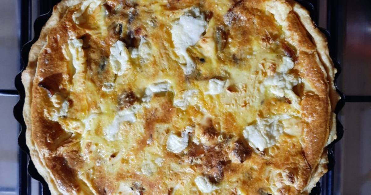 Quiche poulet champignons fromage 🍕 de Un amour de cuisine - Cookpad