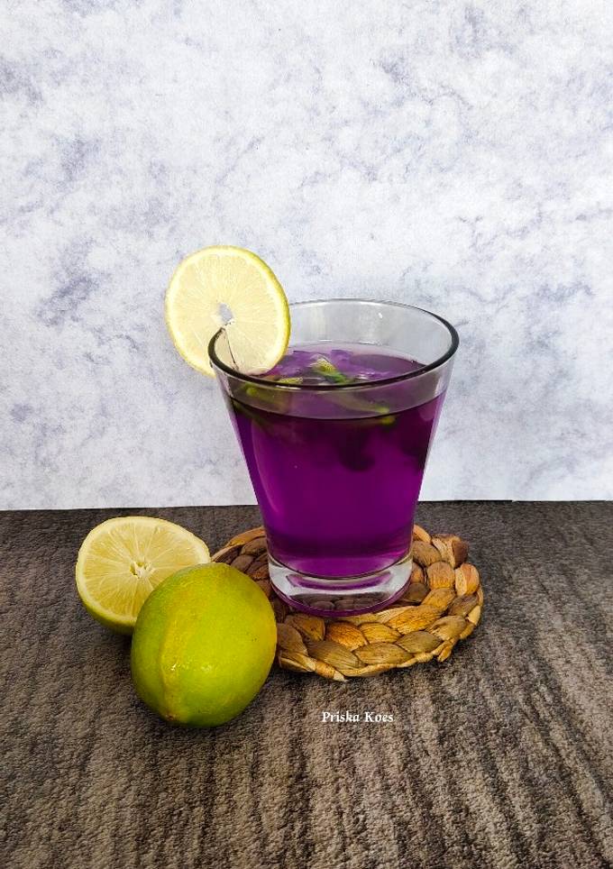 Resep Teh Bunga Telang Lemon oleh Priska Koes - Cookpad
