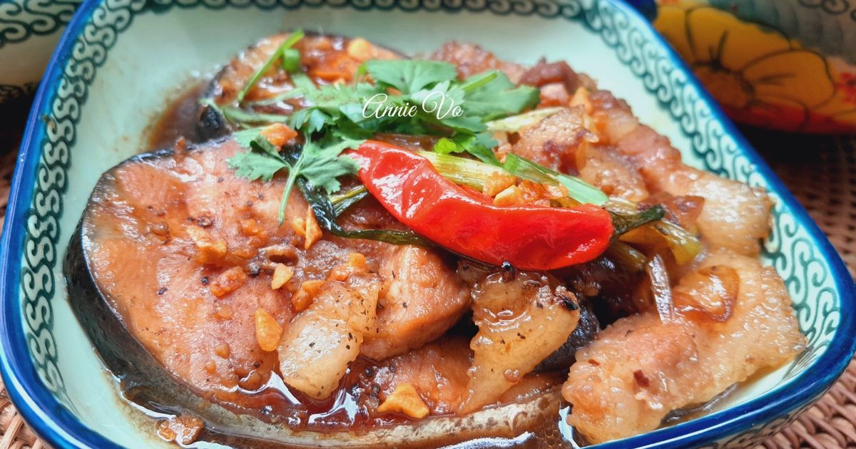 Braised Catfish With Pepper Sauce Recipe By Annie Vo