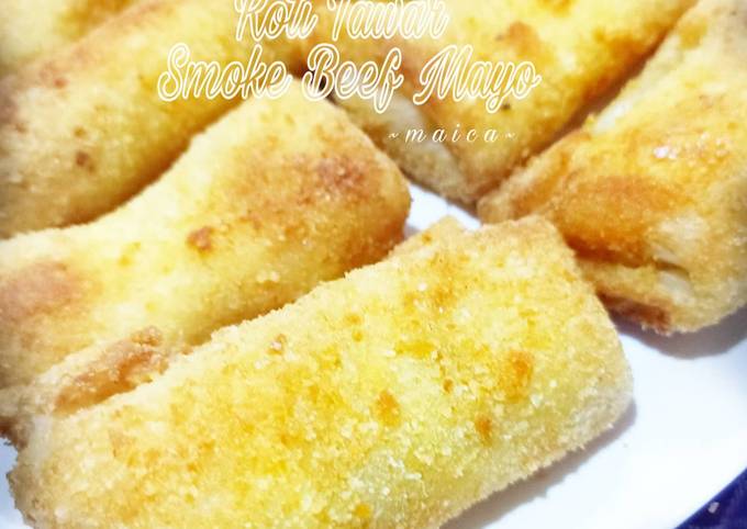 Resep Roti Tawar Smoke Beef Mayo oleh Maica - Cookpad