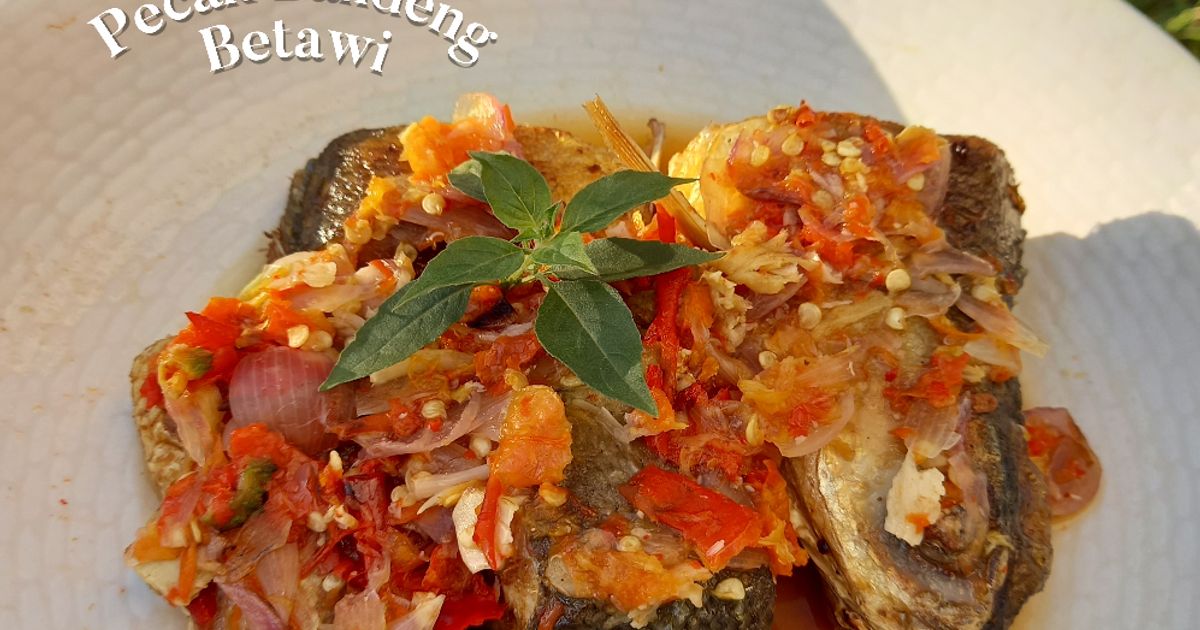 Resep pecak betawi bandeng rumahan enak dan mudah - Cookpad