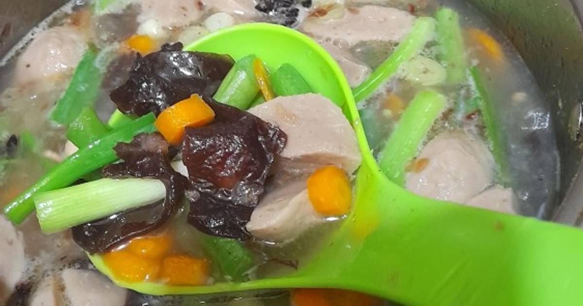581 resep sop kimlo jamur kuping sayuran enak dan mudah - Cookpad