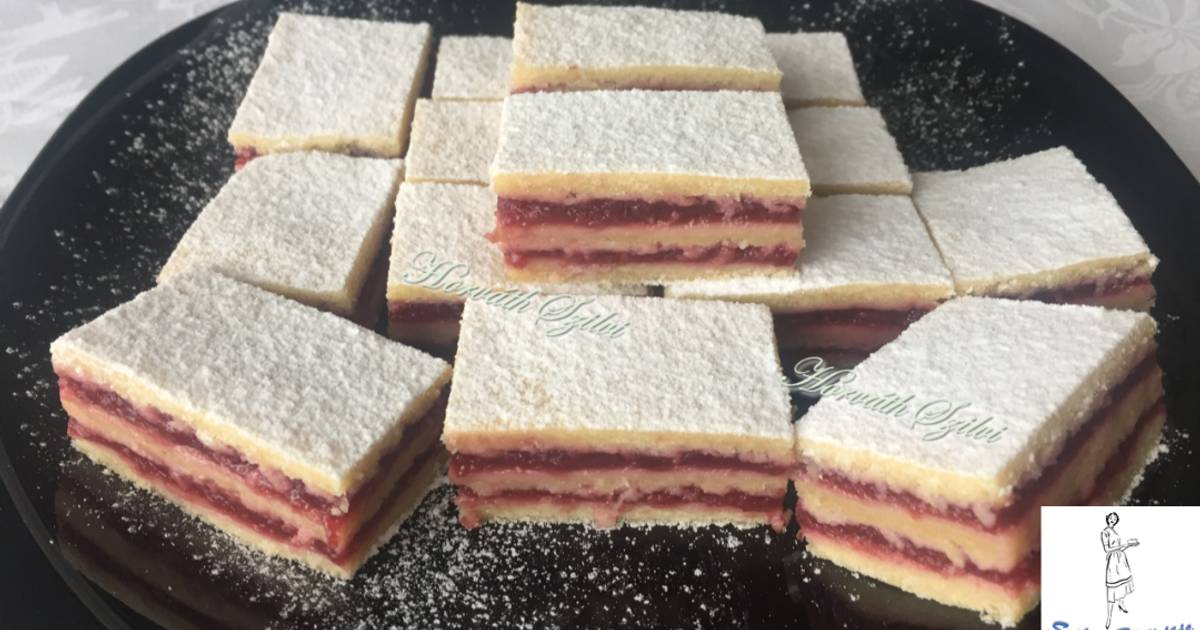Linzer szeletben | Horváth Szilvia receptje - Cookpad receptek