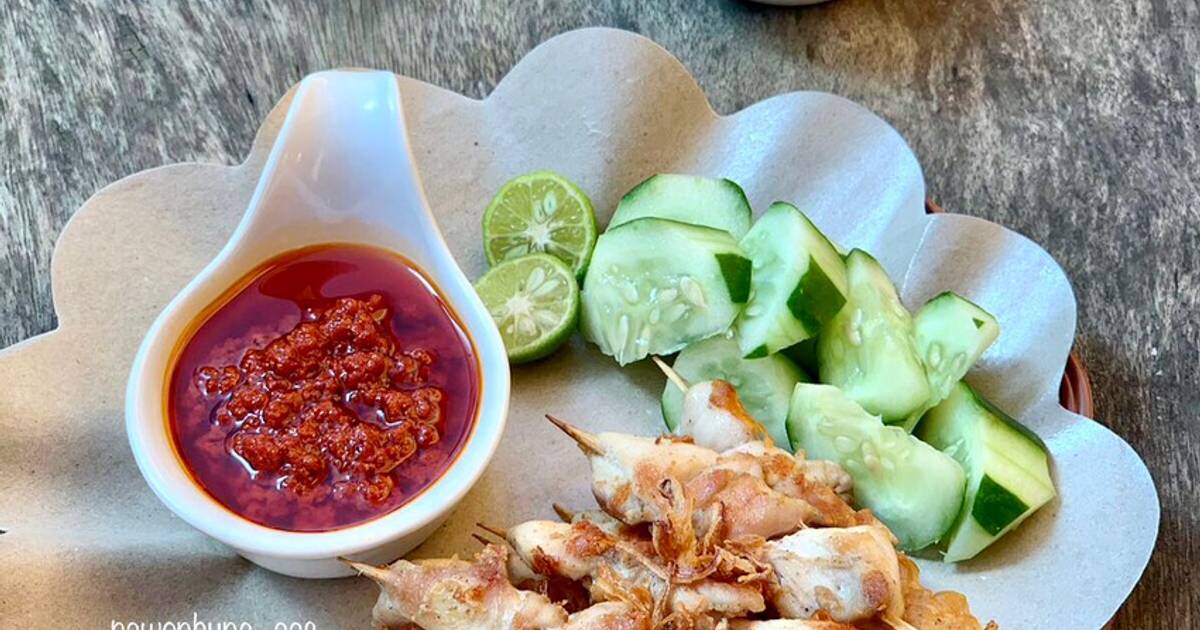 Resep Sate Plecing (ala Bali) oleh pawonbune_aas - Cookpad