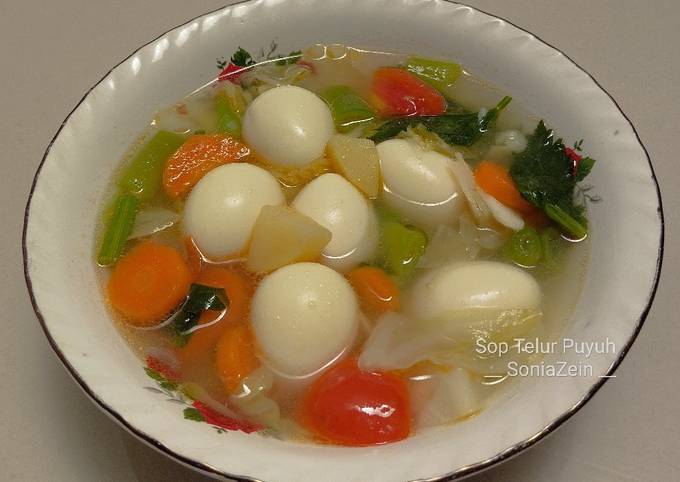 Resep Sop Telur Puyuh oleh Sonia Zein - Cookpad
