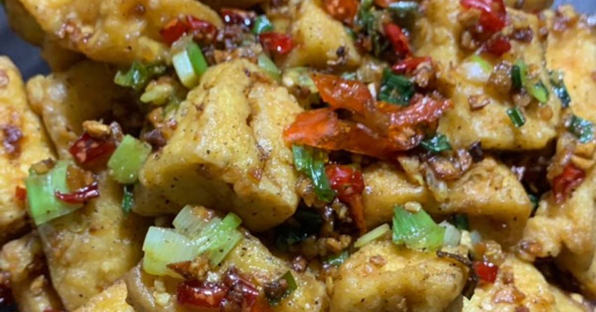Resep Salt and Pepper tofu (JIAO YAN DOU FU, 椒盐豆腐) oleh rizki bagus ...