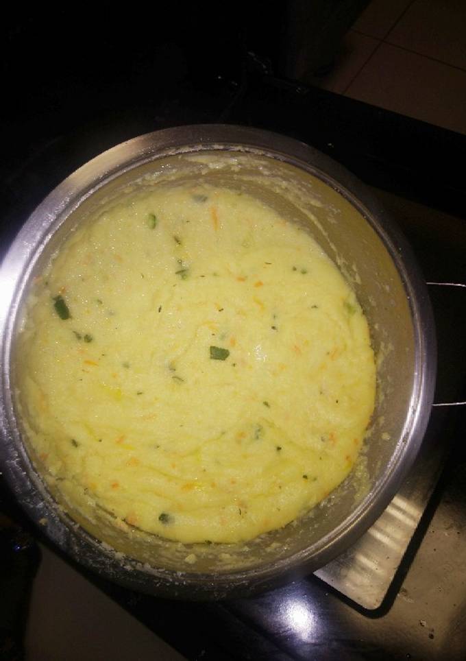 Creamy Savoury Pap Recipe by heaven on earth - Cookpad