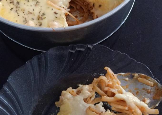 Resep Spaghetti Brulee quick and easy oleh Vita Levina - Cookpad