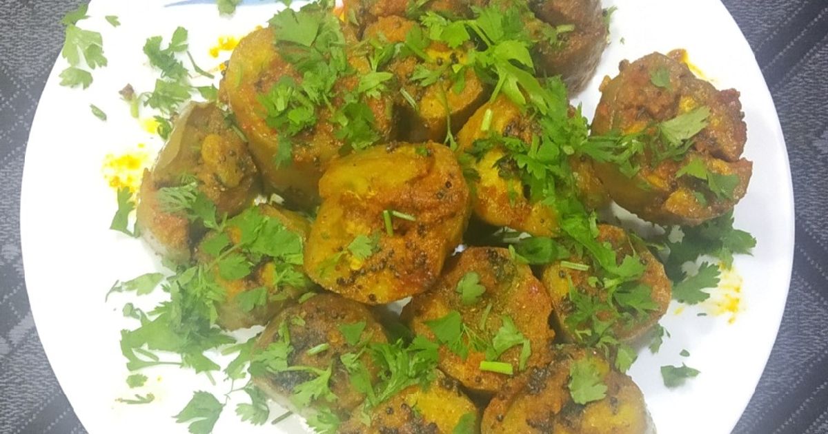 MRUDULA PARMAR દ્વારા રેસીપી ભરેલા રીંગણ (Bharela Ringan Recipe In ...