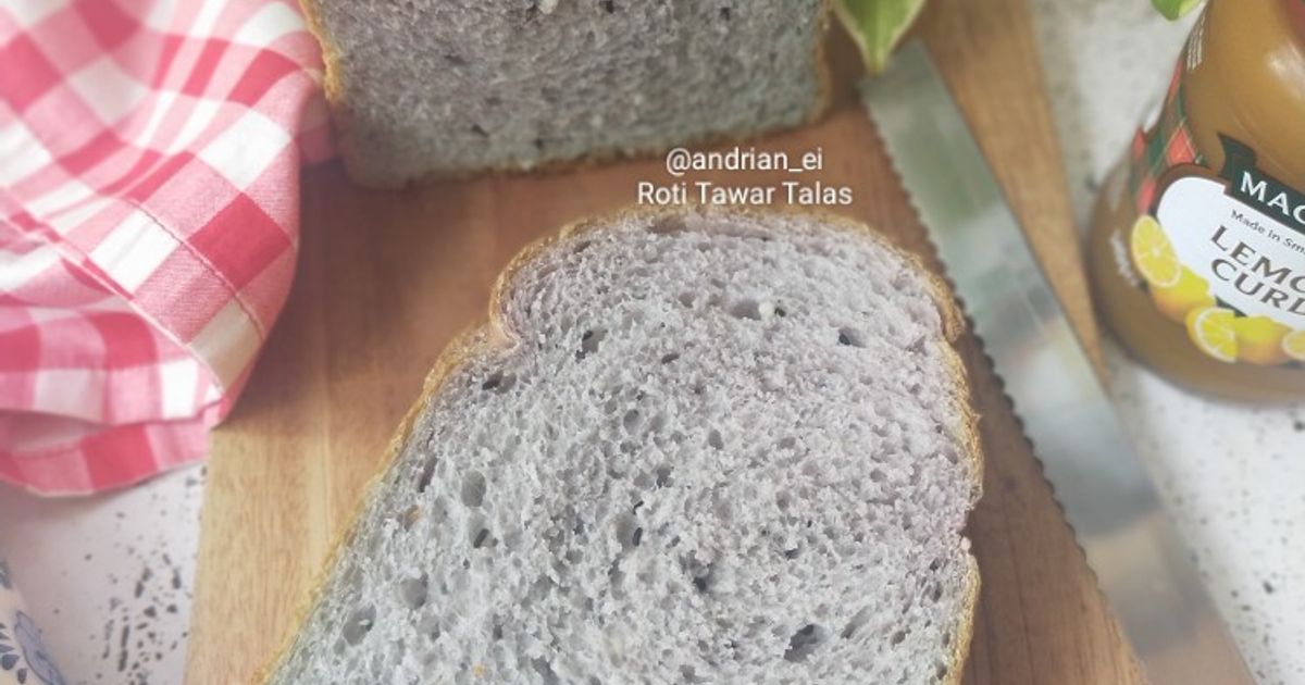 Resep Roti Tawar Talas (Taro Loaf Bread) oleh Bunda Ei - Cookpad