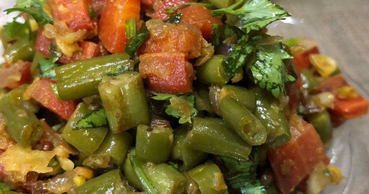 Beans Carrot Stir Fry – Perfect Lunch Recipe Recipe by MadAboutCooking ...