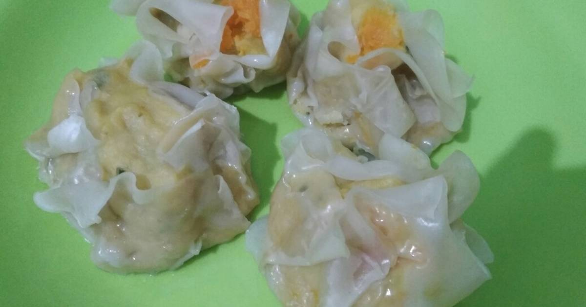 Resep Dimsum Ayam Wortel oleh Fitri Yuni Asih - Cookpad