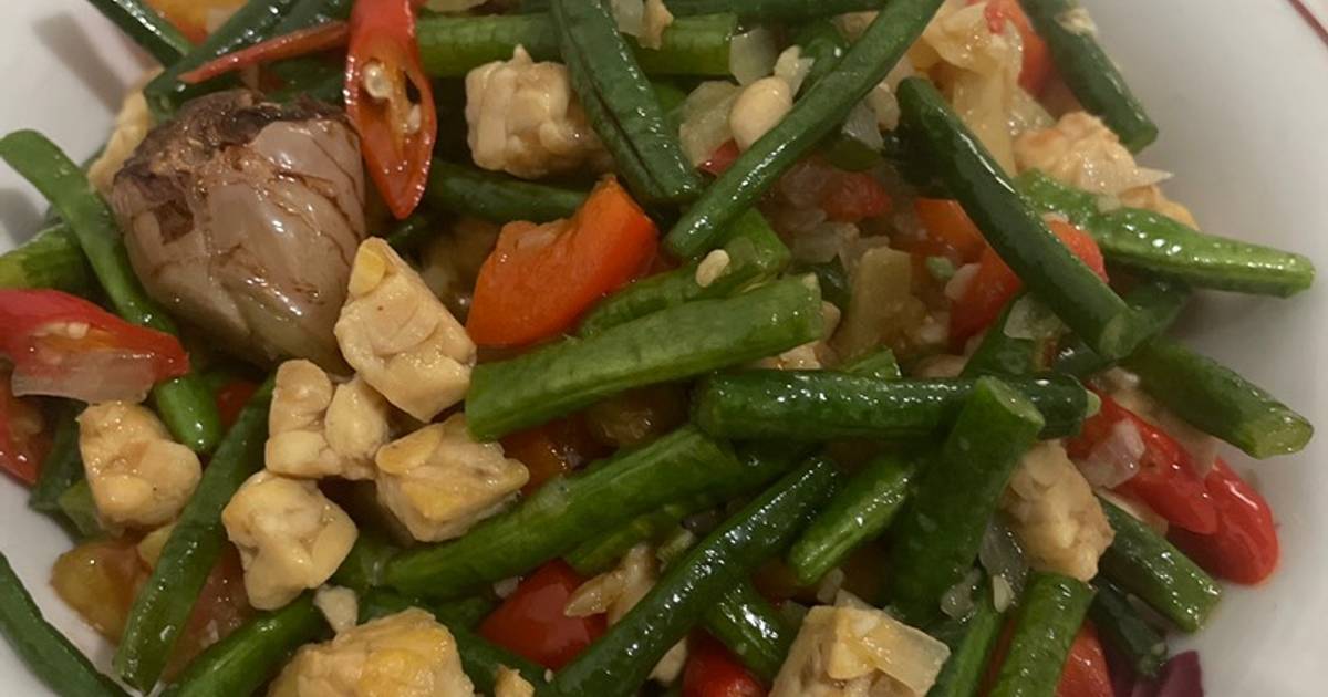 Resep Tumis Kacang Panjang Tempe! oleh Nuha Ulyn - Cookpad