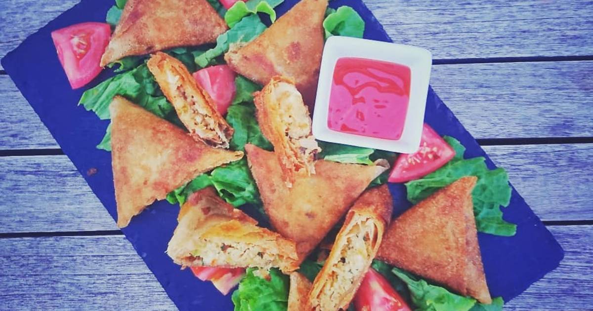 Samoussas au taboulé et mozzarella de Cuisinepinup - Cookpad