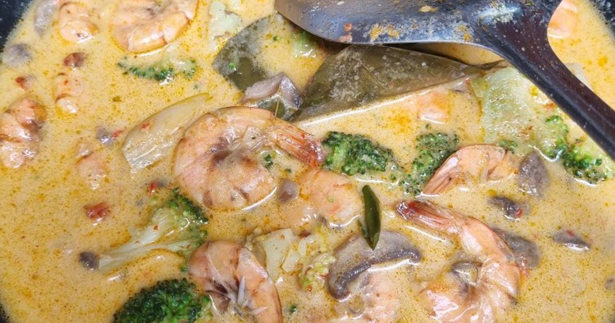 Resep Lodeh Udang Brokoli oleh Kartika Merliana - Cookpad