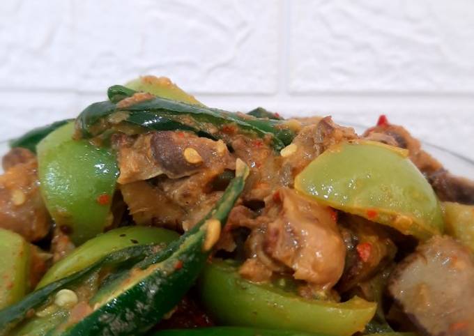 Resep Oseng Ati Ampela Lombok Ijo oleh Mba Dika - Cookpad